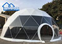China Waterproof And Fireproof Glamping Hotel Geodesic Dome Tent For Camping House Resort for sale