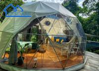 China 8m Outdoor Glamping Tent Dome with Bathroom - 150KG Snow Load, 120KM/H Wind Resistant for 2-4 People for sale