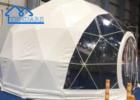 China Waterproof And Fireproof Glamping Hotel Geodesic Dome Tent For Camping House Resort for sale