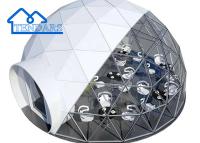 China Waterproof And Fireproof Glamping Hotel Geodesic Dome Tent For Camping House Resort for sale