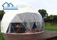 China Custom PVC Geodesic Dome Hotel Tent 5-50m Diameter with Climate Control for Luxury Glamping for sale