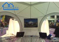 China Large Dome Trade Show Marquee Tent 30m Diameter 360 Projector Waterproof Commercial Party Wedding Event Dome Tent for sale