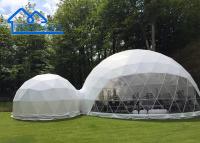 China Commercial Geodesic Dome Tent 5-50m Diameter with 100km/h Wind Resistance and 15+ Year Lifespan for sale