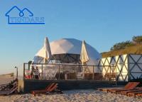 China Custom PVC Geodesic Dome Hotel Tent 5-50m Diameter with Climate Control for Luxury Glamping for sale
