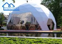 China 8m Diameter Geodesic Dome Steel Structure Tent with 50.26m² Area and 4.72m Height for Camping and Trade Shows for sale