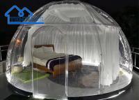 China Polycarbonate Dome Glamping Tent 3.6-40M Diameter Modular Prefab Crystal Bubble House For Luxury Resorts for sale