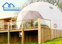 China 8m Diameter Geodesic Dome Steel Structure Tent with 50.26m² Area and 4.72m Height for Camping and Trade Shows for sale