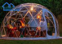China Custom Geodesic Dome Tent for Commercial Events - PVC Material with 1-Year Warranty, 10-Piece MOQ for sale