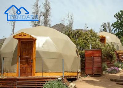 China 8m Diameter Geodesic Dome Steel Structure Tent with 50.26m² Area and 4.72m Height for Camping and Trade Shows for sale