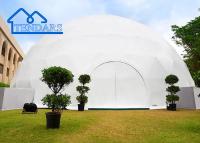China 30m Commercial Geodesic Dome Tent with 100km/h Wind Resistance and 15+ Year Service Life for Outdoor Events for sale