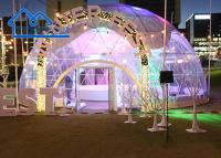 China Custom Geodesic Dome Tent for Commercial Events - PVC Material with 1-Year Warranty, 10-Piece MOQ for sale