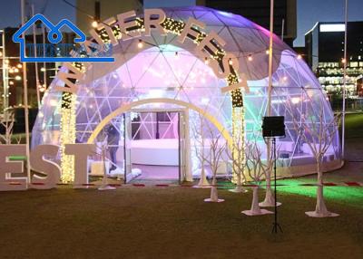 China Custom Geodesic Dome Tent for Commercial Events - PVC Material with 1-Year Warranty, 10-Piece MOQ for sale