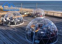 China 16ft Round Inflatable Dome Glamping Tent with Steel Frame - 88km/h Wind Resistance, Multiple Size Options for sale