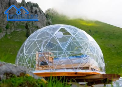 China 16ft Round Inflatable Dome Glamping Tent with Steel Frame - 88km/h Wind Resistance, Multiple Size Options for sale