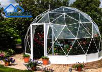 China Luxury Rainproof Commercial Dome Tent Hotel with 10-100km/h Wind Resistance and 75kg/sqm Snow Load Capacity for sale