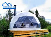 China Aluminum Frame Geodesic Dome Glamping Tent with 2.7-4.2m Diameter Options and 10+ Year Lifespan for sale