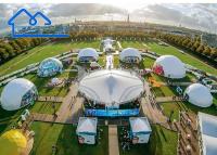 China Steel Transparent Exhibition Dome Tent 3m-40m Diameter Waterproof UV-Resistant for Outdoor Events and Agriculture for sale