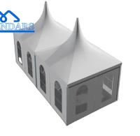 China 3x3 5x5 6x6 Aluminum Pagoda Marquee Tent with 100km/h Wind Resistance and 15+ Year Service Life for sale