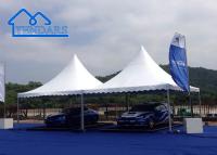 China Custom White UV Resistant Aluminum Frame PVC Pagoda Tent 3x3m to 10x10m with 80km/hr Wind Resistance for sale