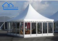 China OEM Waterproof Pagoda Style Canopy Tent 3x3m to 10x10m with 850g PVC Roof and Aluminum Alloy Frame for sale
