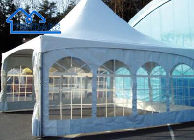 China Custom Aluminum Alloy Frame PVC Waterproof Pagoda Tent 15-20 Year Frame Life 5-6 Year Fabric Life for sale