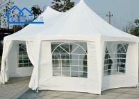 China Custom Aluminum Alloy Frame PVC Waterproof Pagoda Tent 15-20 Year Frame Life 5-6 Year Fabric Life for sale