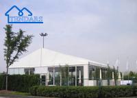 China Hard Pressed Aluminum Party Marquee Tent Double Layer Roof Full Sidewall Canopy 18 Degree Pitch for sale