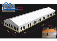 China Heavy Duty Aluminum Party Marquee Tent 1000 Person Capacity UV Resistant Clear Span Canopy for sale