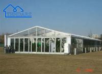 China Waterproof PVC Aluminum Alloy 6061-T6 Party Marquee Tent 100km/h Wind Load White Canopy for sale