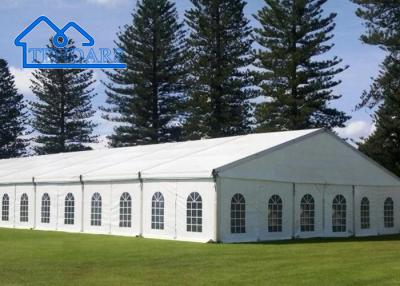 China Waterproof PVC Aluminum Alloy 6061-T6 Party Marquee Tent 100km/h Wind Load White Canopy for sale