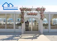 China Customized Outdoor Large Marquee Tents for 100-500 People with DIN4102 Certification and Hot-Dip Galvanized Steel Frame for sale