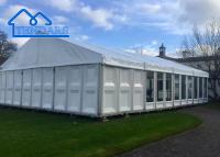 China Customized Outdoor Large Marquee Tents for 100-500 People with DIN4102 Certification and Hot-Dip Galvanized Steel Frame for sale