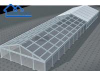 China Clear Span Party Marquee Tent 100km Wind Load Fire Retardant PVC Aluminum Alloy Frame for sale