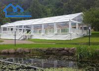 China Aluminum Frame Party Marquee Tent 850gsm PVC Fabric Full Sidewall Canopy Structure for sale