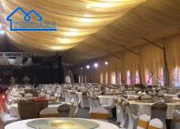 China Custom Clear Roof Party Marquee Tent 8m Sidewall Aluminum Frame Waterproof PVC for sale