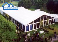 China White Aluminum Party Marquee Tent Fire Retardant DIN4 850gsm PVC Canopy Structure for sale