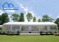 China Aluminum Frame Party Marquee Tent 3-60m Width PVC Roof Fire Retardant Wind-Resistant for sale