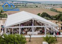 China Heavy Duty Aluminum Party Marquee Tent 1000 Person Capacity UV Resistant Clear Span Canopy for sale