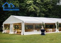 China Heavy Duty Aluminum Party Marquee Tent 1000 Person Capacity UV Resistant Clear Span Canopy for sale