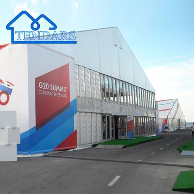 China Custom Direct Aluminum Alloy Big Tent Event Wedding Tent for Outdoor Party 3m to 50m Span for sale