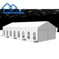 China Reinforced Alloy Frame Party Marquee Tent 5m Bay Distance Fire Retardant PVC Canopy for Events for sale