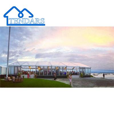 China Custom Aluminum Alloy Party Marquee Tent 25 sqm PVC Roof Removable Sidewall for Outdoor Events for sale