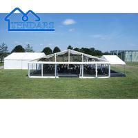 China Large Clear Span Party Marquee Tent Waterproof PVC Aluminum Alloy T6061 5 Year Warranty for sale