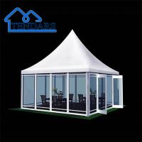 China OEM Waterproof Pagoda Style Canopy Tent 3x3m to 10x10m with 850g PVC Roof and Aluminum Alloy Frame for sale