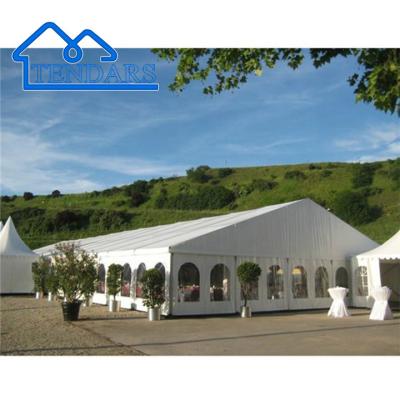China Heavy Duty Aluminum Frame Square Garden Party Marquee Tent 3x3m UV Resistant White for sale
