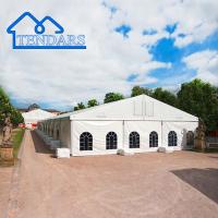 China Aluminum Double Layer Party Marquee Tent 2.6m Side Height Wind Resistant Canopy for sale