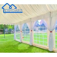 China Custom Clear Roof Party Marquee Tent 8m Sidewall Aluminum Frame Waterproof PVC for sale