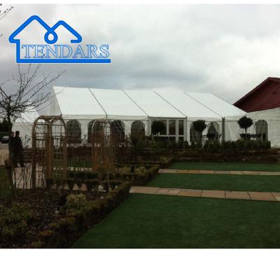 China Aluminum Double Layer Party Marquee Tent 2.6m Side Height Wind Resistant Canopy for sale