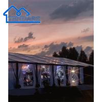 China Aluminum Double Layer Party Marquee Tent 2.6m Side Height Wind Resistant Canopy for sale