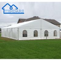 China Aluminum Frame Party Marquee Tent 850gsm PVC Fabric Full Sidewall Canopy Structure for sale